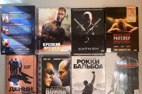 Подборка DVD дисков в жанре боевик (10 шт)