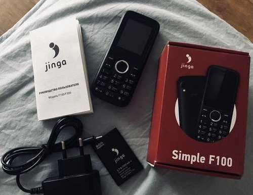 Мобильный телефон Jinga Simple F100 (черный)