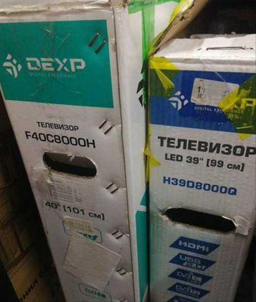 Телевизоры dexp 39 и 40