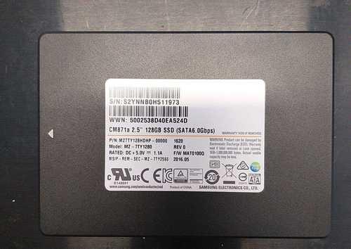 SSD Samsung 128Gb
