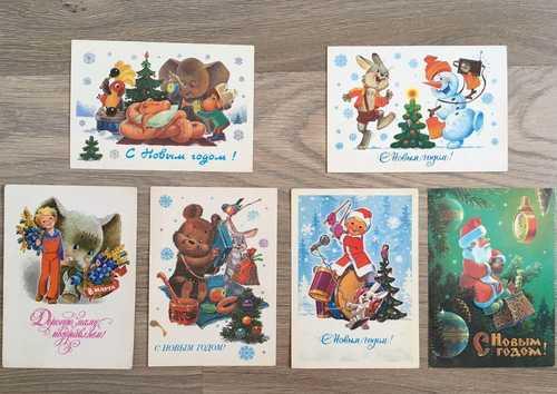 Открытки Зарубина СССР 6 штук