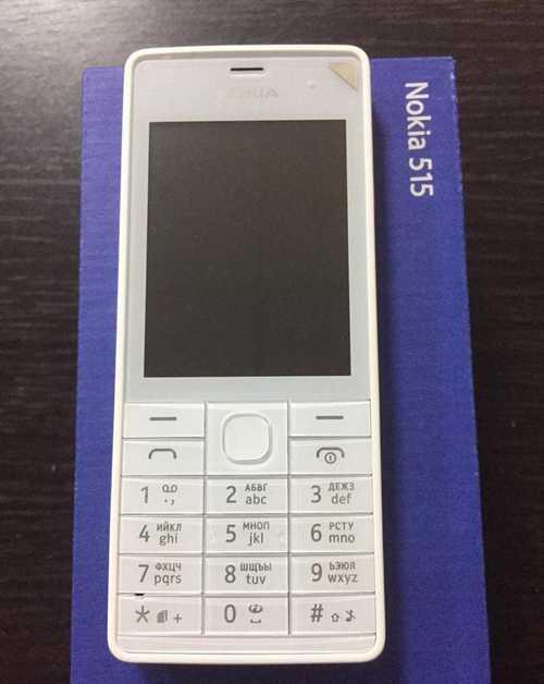 Nokia 515 Dual Sim Silver, Новый, Оригинал