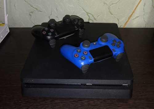 PS 4 slim + 82 игры