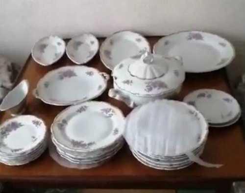 Набор столовой посуды 1956-1957 г.г. "Сирень"