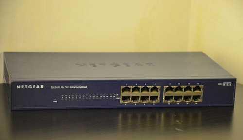 16-портовый коммутатор netgear JFS516