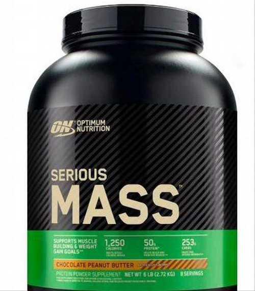 Optimum Nutrition Serious Mass 2720 гр шок/арахис