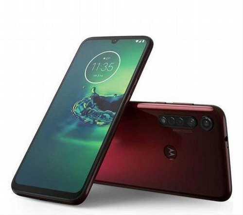 Телефон Motorola g8 plus red
