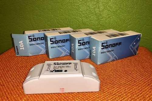 WiFi реле Sonoff 4 шт. новые