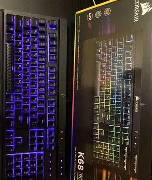 Игровая клавиатура corsair K68 RGB