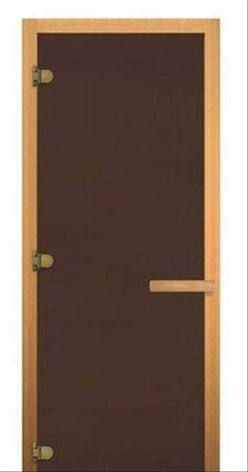 Дверь Бронза матовое 190*68 8 мм 3 петли