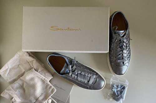Кеды Santoni 40 размер, новые (оригинал)