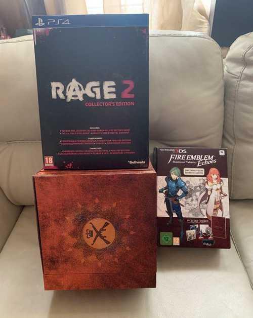 Rage 2. Far cry 4. Fire emblem echoes. Коллекционн