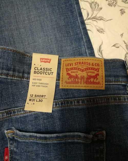 Джинсы Levi's, новые, размер W31 L30