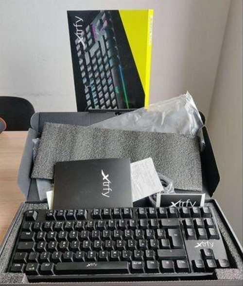 Механическая клавиатура Xtrfy K4 tkl rgb Black