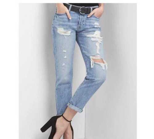 Джинсы Gap Relaxed Boyfriend Distressed XXS