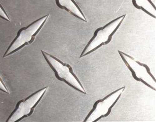 Алюминиевый рифленый лист диамант амг2нр 3,0мм