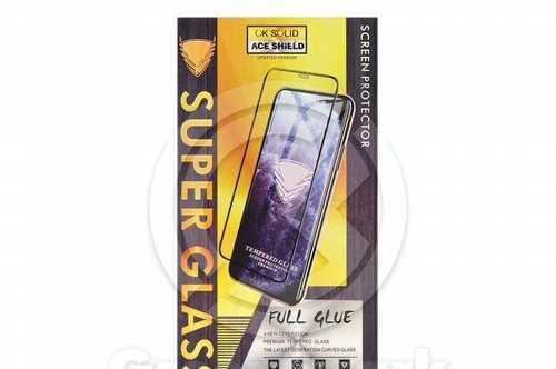 Защитное стекло 6D Ace Shield для Huawei P20 чер