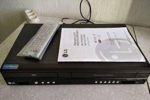 Новый видео(VHS) +DVD(комбо)"LG DCK787",паспорт