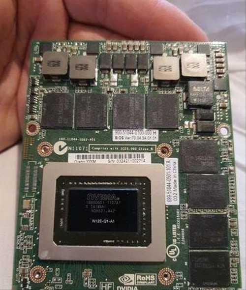 Nvidia Quadro 3000M 2GB MXM3 для ноутбука