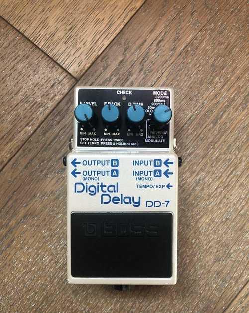 Гитарная педаль boss DD-7 (digital delay)