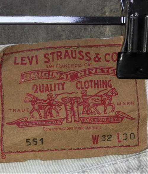 Джинсы редкие levis 551, 32/30