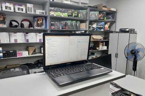 Офисный ноутбук 15.6" Samsung для учебы/работы