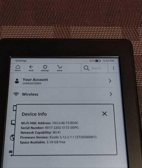 Amazon Kindle Paperwhite (7th Generation)