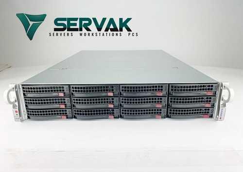 Сервер Supermicro 6026T 12xLFF 2x X5675 16GB