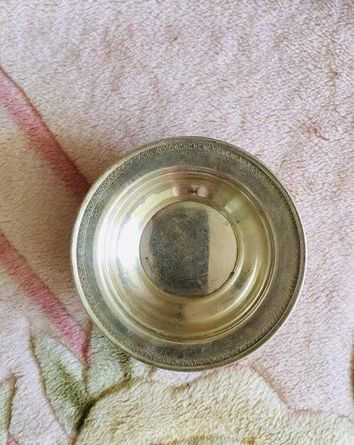 Серебряная конфетница вазочка креманка