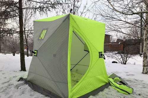 Палатка зимняя утепленная куб premier 180*180*190