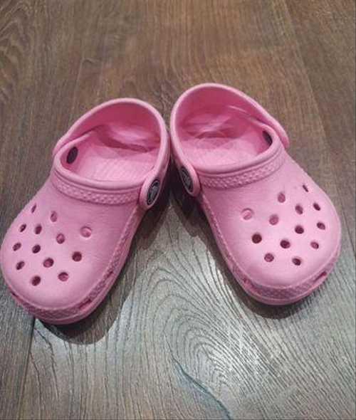 Сланцы детские оригинал Crocs р.С4/С5, длина 14см
