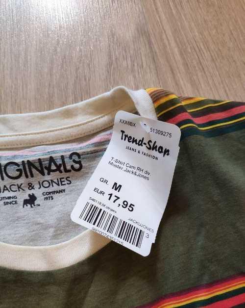 Новая мужская футболка jack and jones