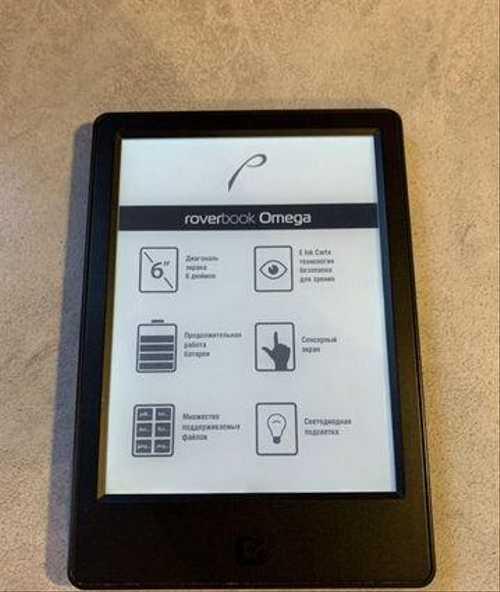 Электронная книга RoverBook Omega 6 дюймов e-ink