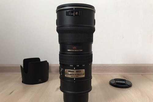Nikon Afs 70-200mm f/2.8G ED VR