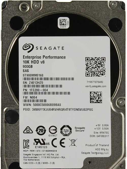 HDD Seagate Enterprise Performance ST900MM0168 SAS