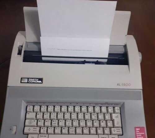 Пишущая (печатная) машинка smith corona XL1900
