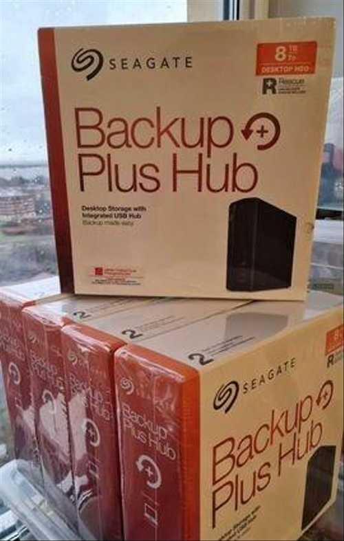Внешний жёсткий диск Seagate Blackup Plus Hub