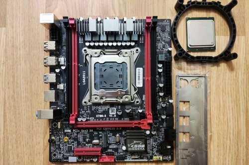 Комплект Плата X79M-S + Процессор Xeon E5 (6/12)