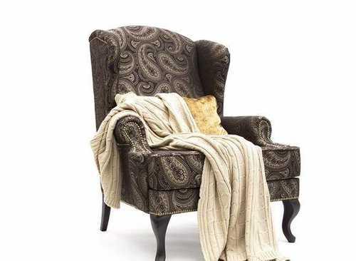 Английское классичес кресло ED с орнаментом пейсли