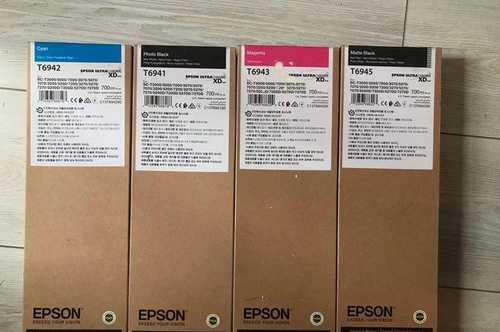 Картридж Epson T6945 T6944 T6943 T6942 T6941 700мл