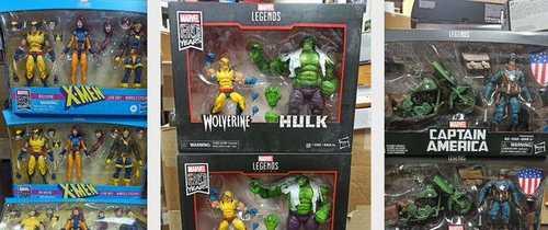 Фигурки Marvel Legends X-Men, Hulk and Wolverine