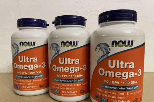 Omega 3 Now Foods - 180 капсул