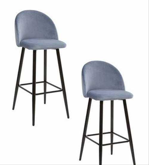 Комплект барных стульев malibu пудровый синий, вел