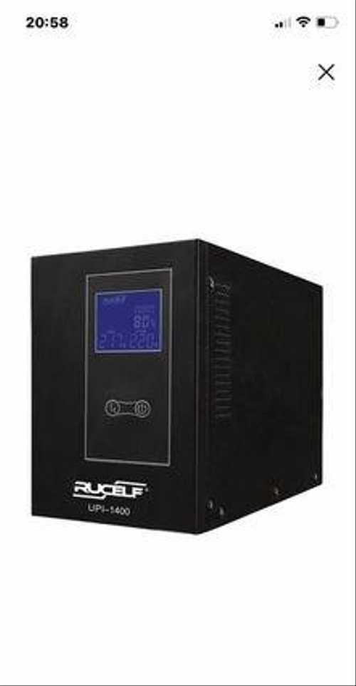Ибп инвертор rucelf UPI-1400-24-EL