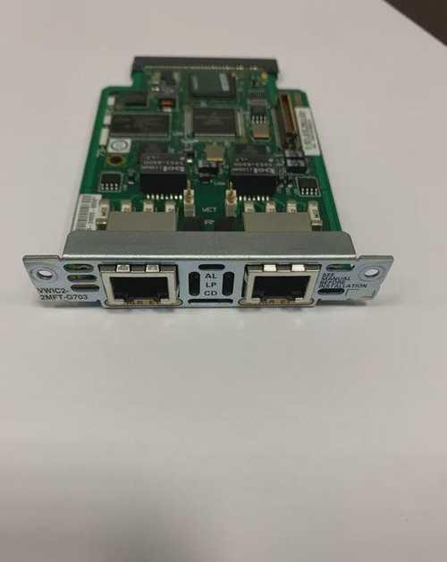 Модуль Cisco vwic2-2MFT-G703