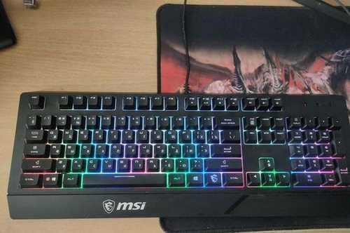 Игровая клавиатура с подсветкой MSI Vigor GK20