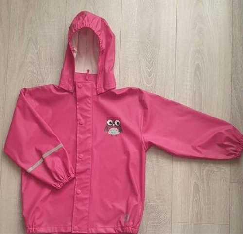 Куртка дождевик непромокаемая для девочки, 116