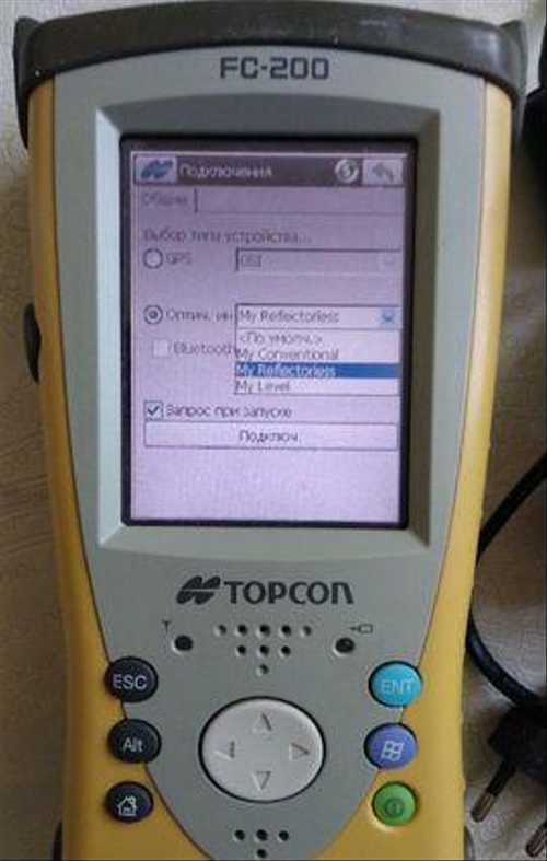 Контроллер полевой Topcon FC-200 RTK gnss TS