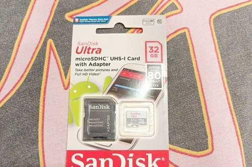 Карта памяти micro sd 32