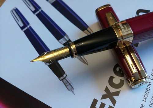 Waterman Exception Slim, Red GT, перо золото 18K